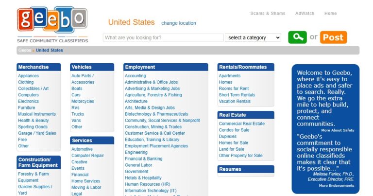Is Geebo Legit or A Scam Site? A Guide To Use Safely